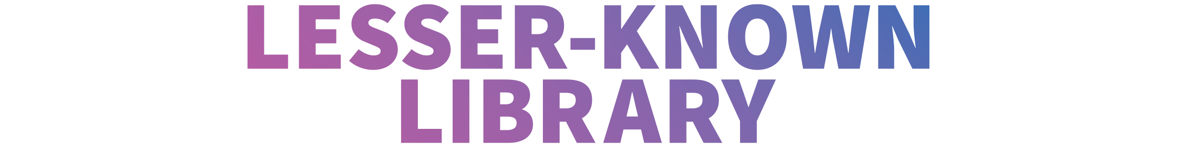 FGLD! Presents ★ Best of 2019 – Lesser-Known Library